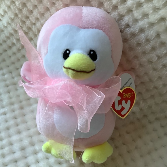 Ty | Toys | Ty The Baby Ty Collection Penny Pink Penguin Plush Stuffed ...